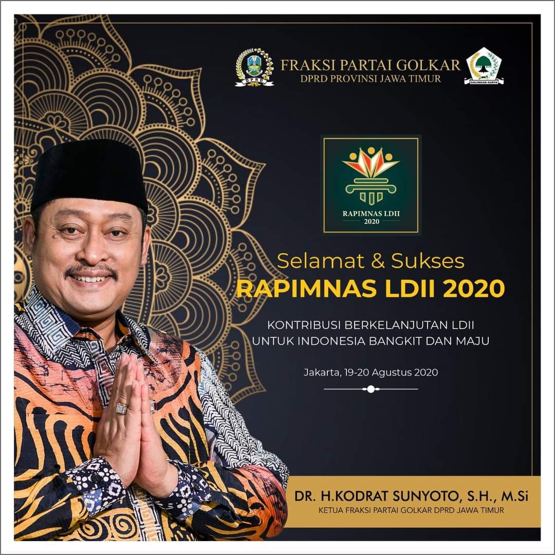 Ucapan Selamat Atas Terpilihnya Pj Ketua Umum LDII