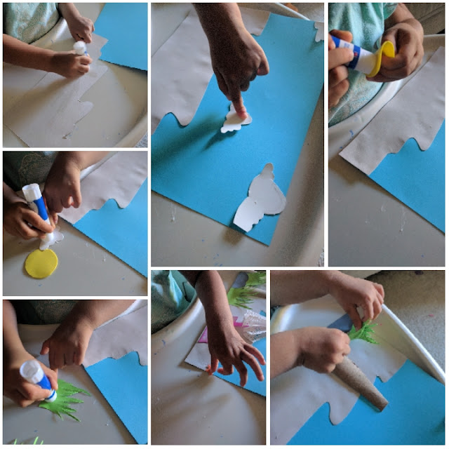 2D Beach Paper Craft - The Joy of Sharing