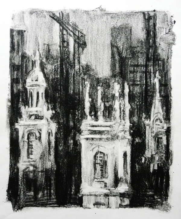 Alton College A Level Art Blog: 1st Year Monoprint Examples