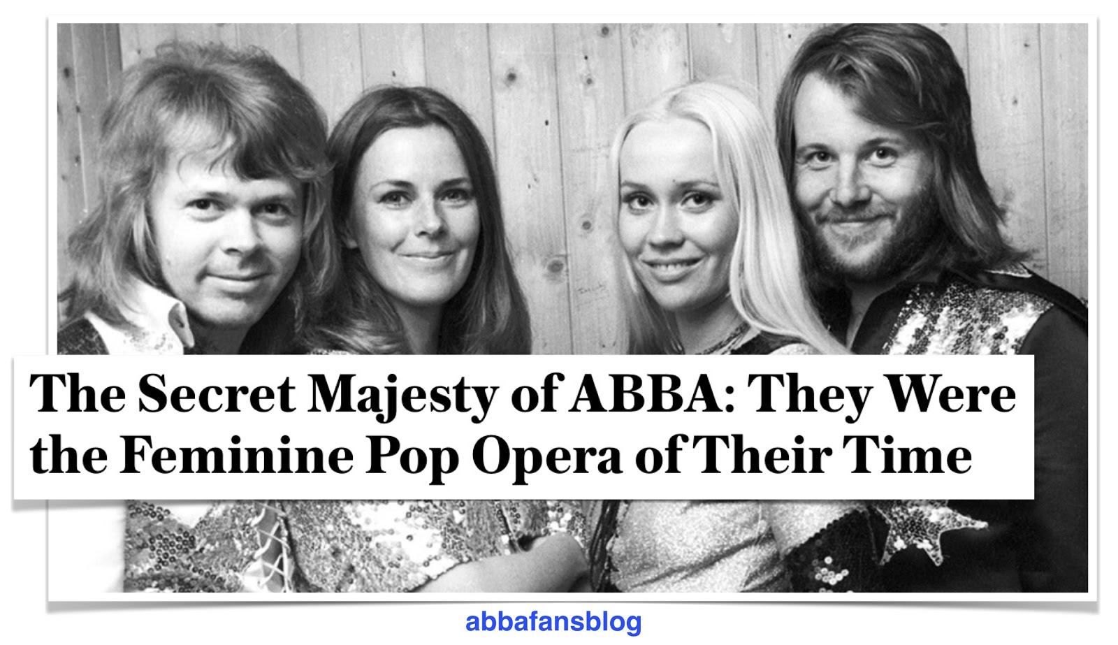 ABBA Fans Blog: Abba Article