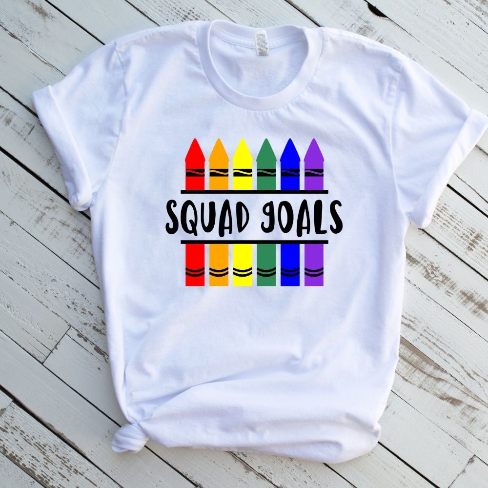 Teacher Squad Goals SVG Cut File | Sew Simple Home