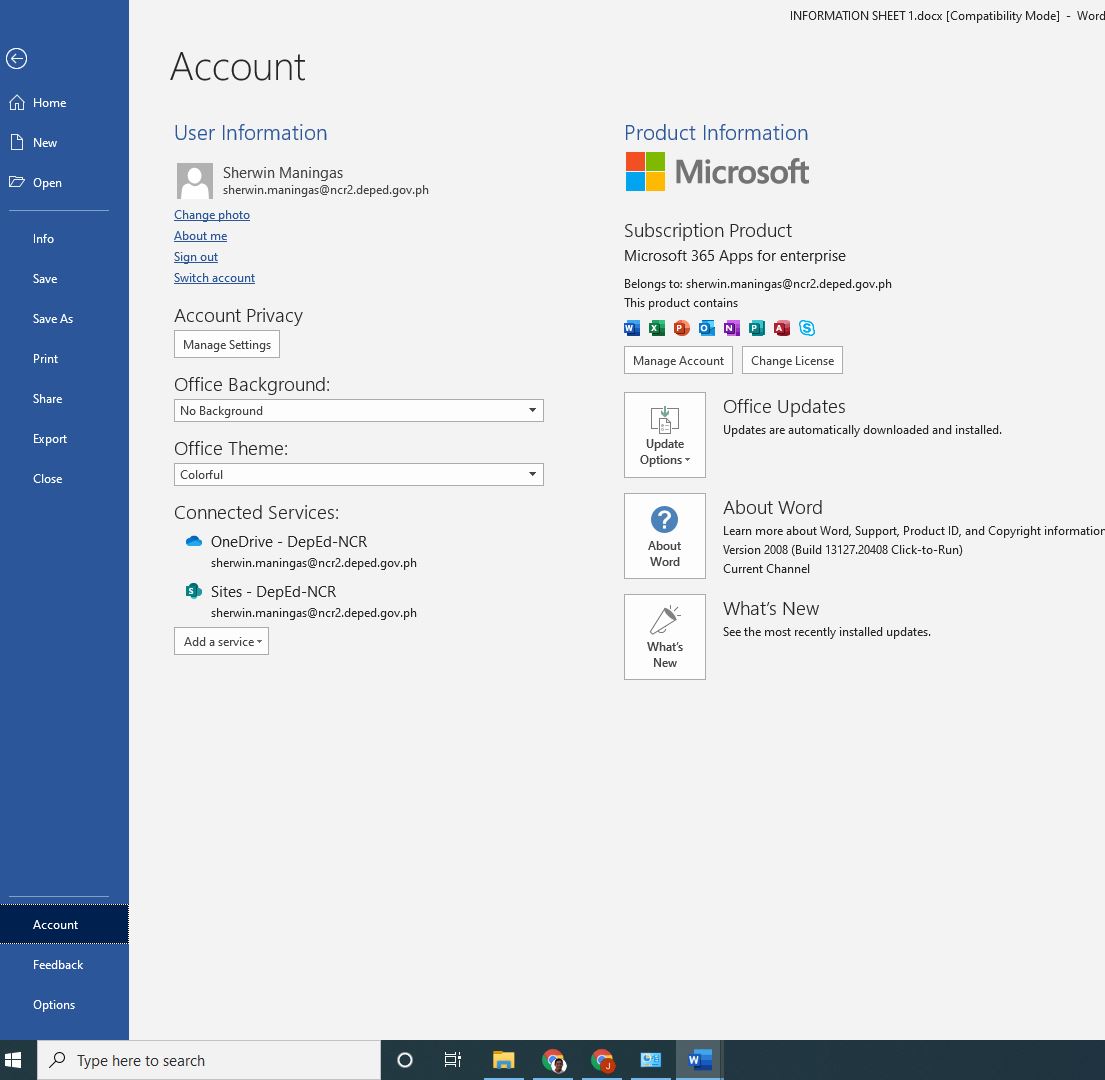 Sir Sherwin's Computer Tutorial: How to download and Install O365 in ...