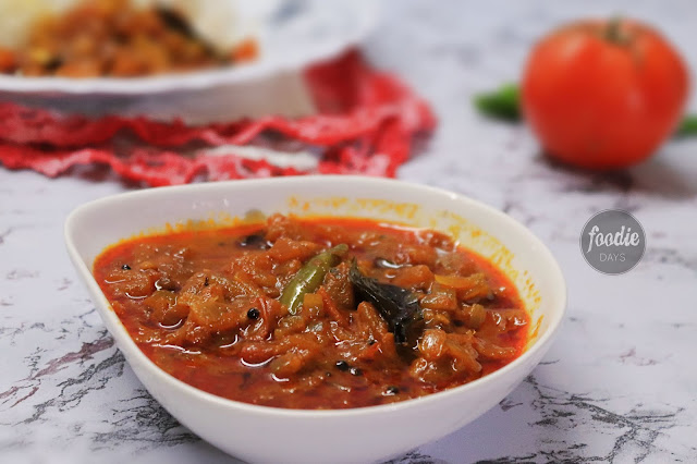 Tomato curry | Thakkali Curry recipe | Bachelors recipe