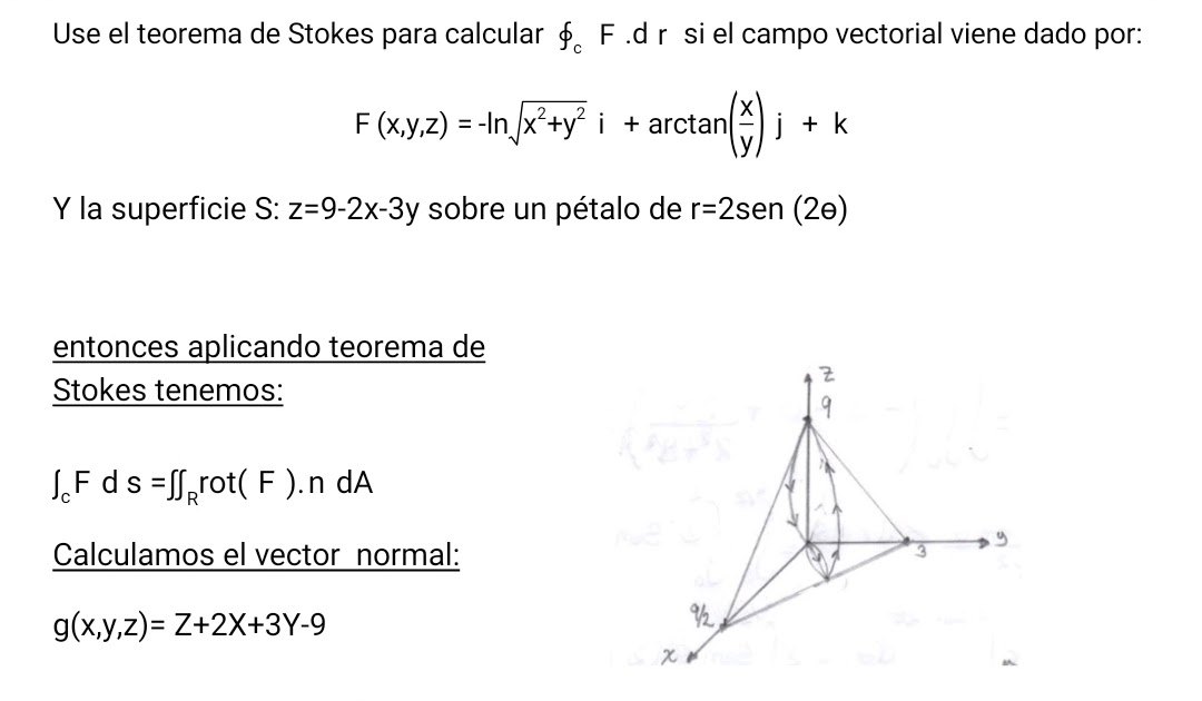 Teorema de stokes