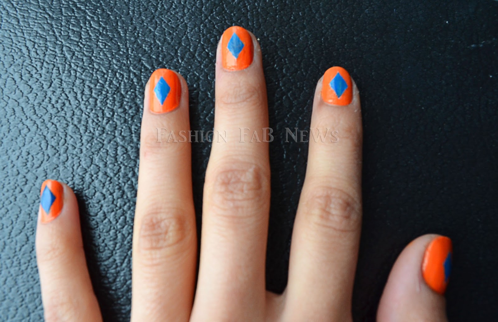 Blue diamond nails [ My Nails 101] | Fashion Fab News - fashion, beauty ...