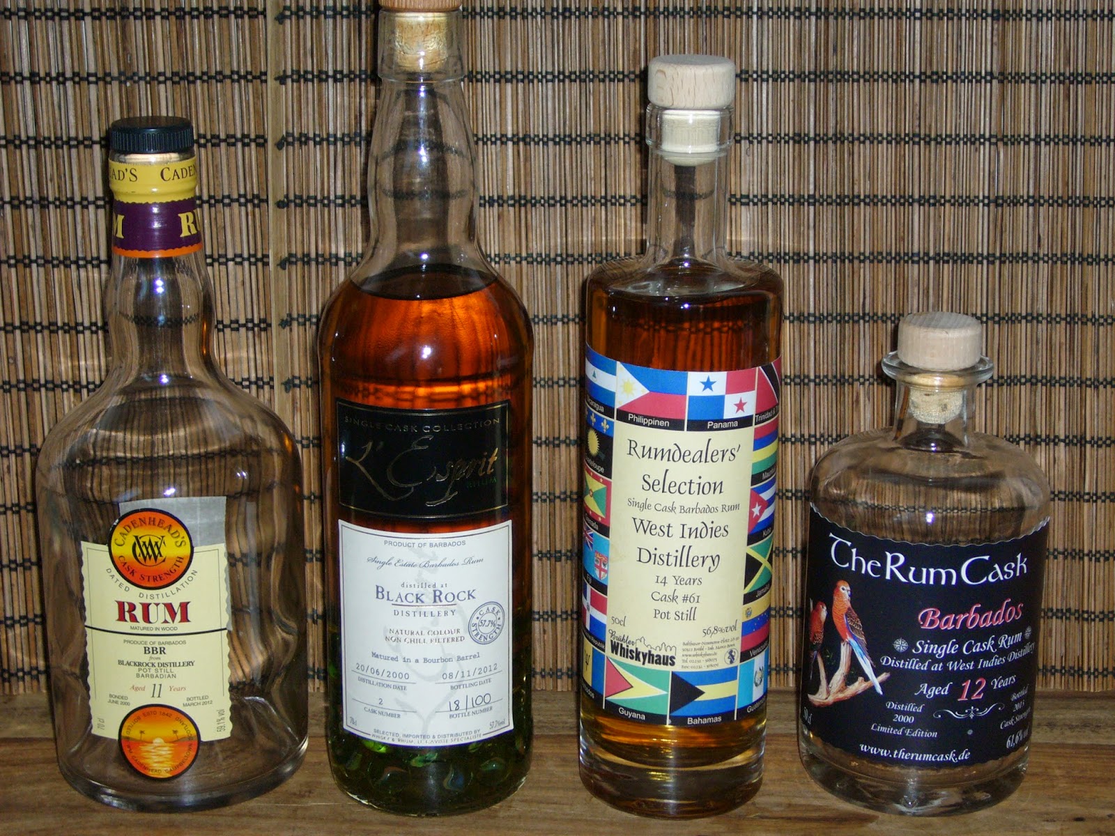 Barrel-Aged-Mind: Rum Dealers Selection Barbados West Indies Rum ...