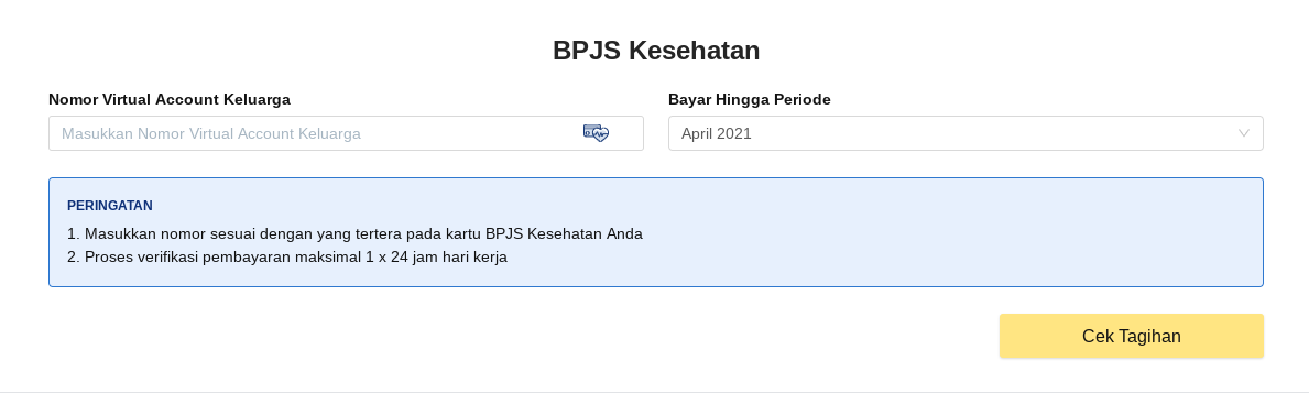 Cara Cek Tagihan BPJS Kesehatan