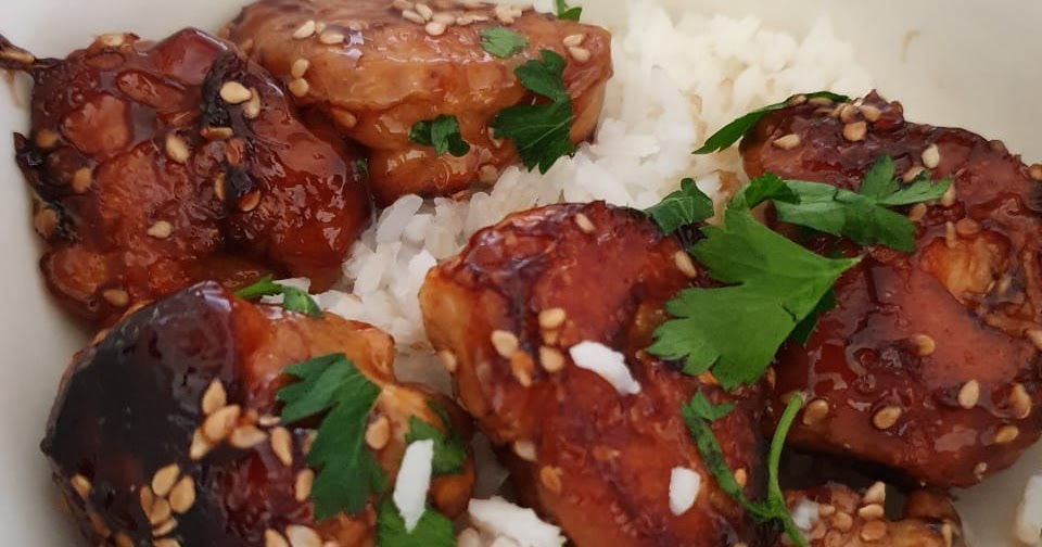 Pollo crispy en salsa de ajo dulce