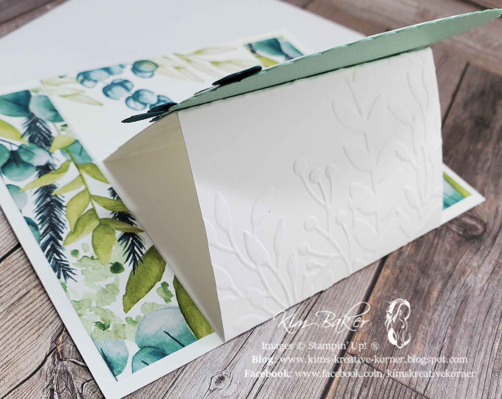 Kim's Kreative Korner: Forever Greenery Fun Fold