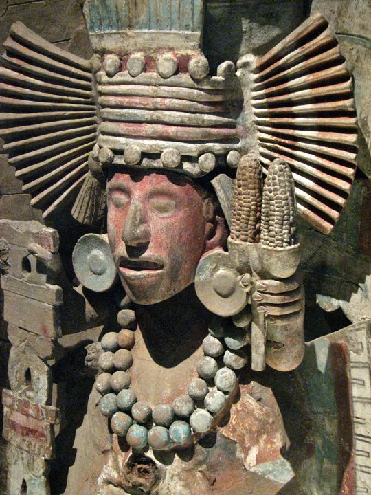 The God of Maize | Mayan art, Aztec artifacts, Maya art