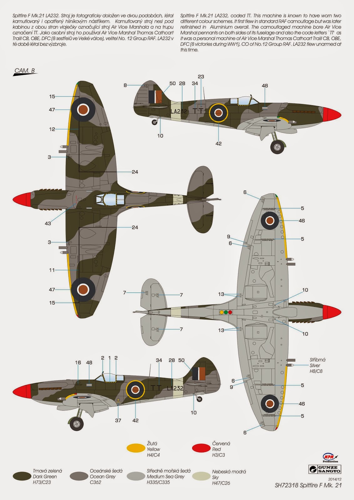 1/72 - Supermarine Spitfire F Mk.21 "Contraprop" by Special Hobby ...