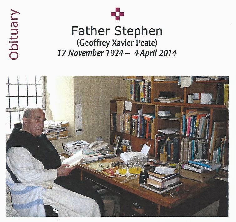 Dom Donald's Blog: Necrology Dom Aengus Dunphy, Father Stephen Peate