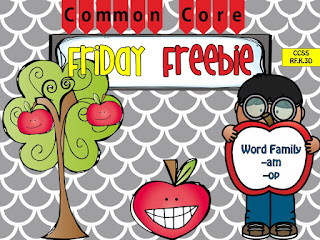 Nastaran's Resources: Friday Freebie { Word Family Activity I}