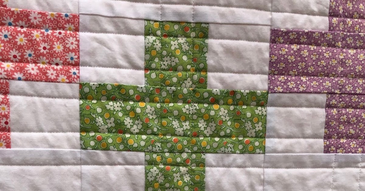 The Cozy Quilter: Plus Sign Baby Quilt