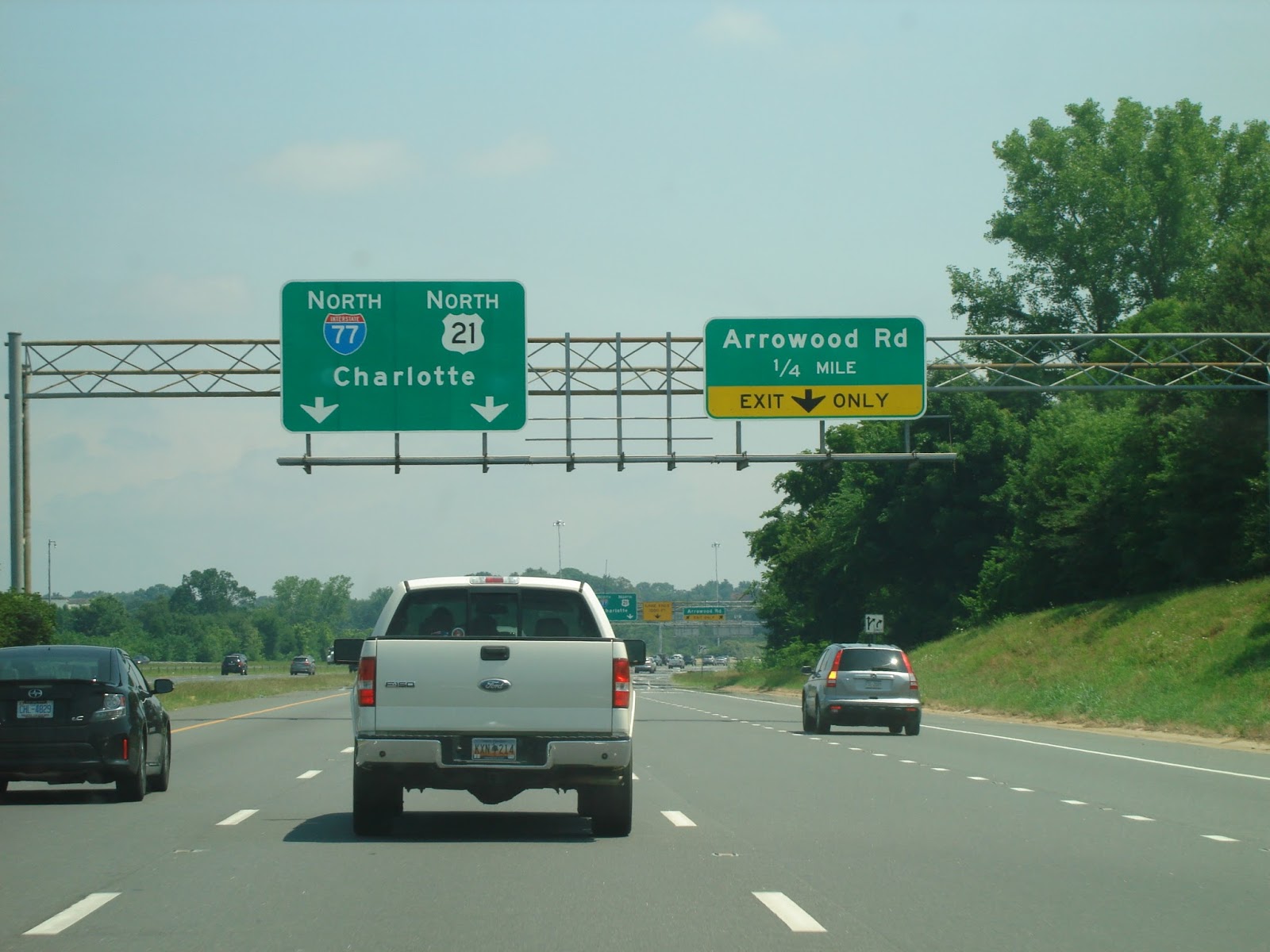 Luke's Signs: Interstate 77 & Interstate 277 - Charlotte, NC