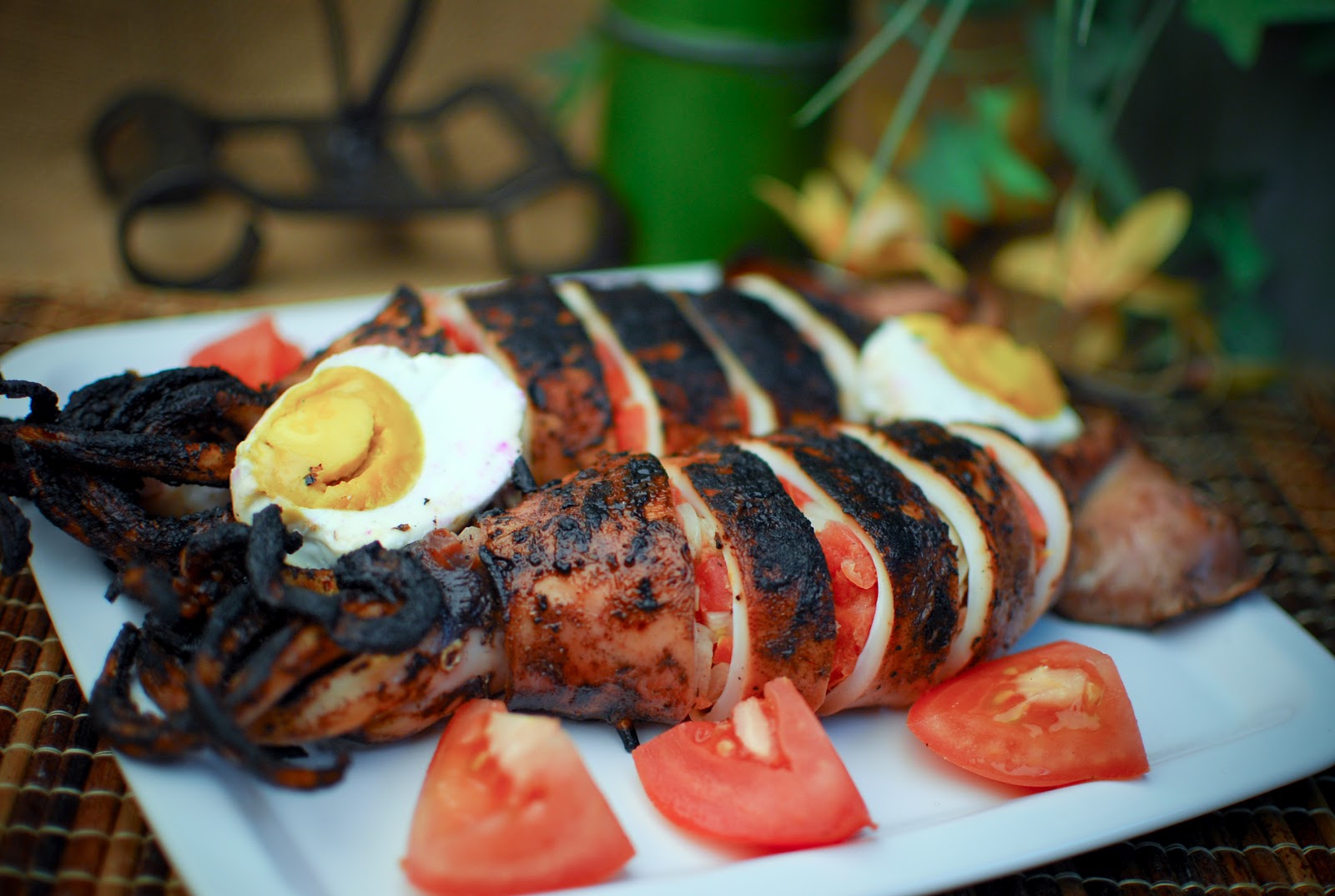 Isla Kulinarya: Binusog na Pusit (Stuffed Squid) by Chef Reggie Torres