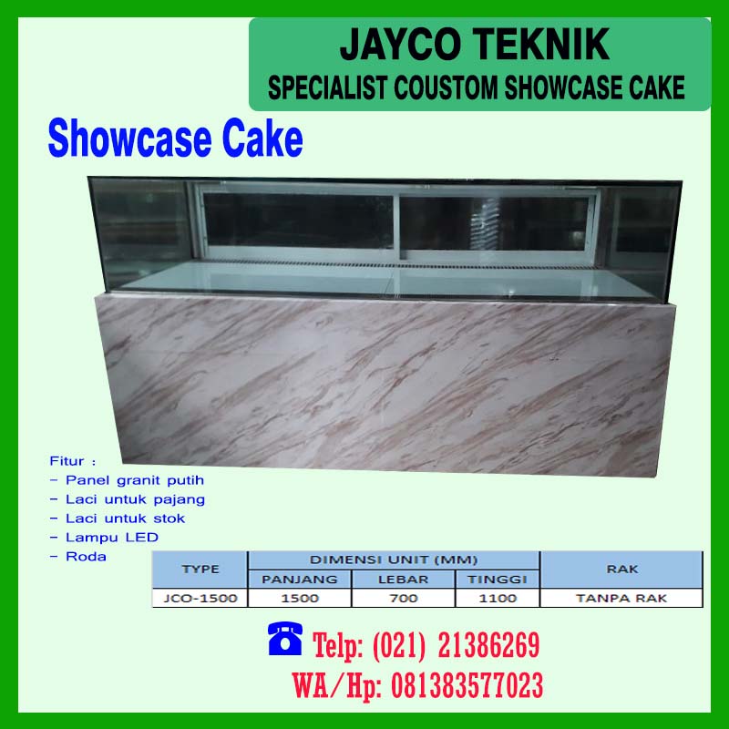 Showcase Cake:Cake showcase murah,cake display