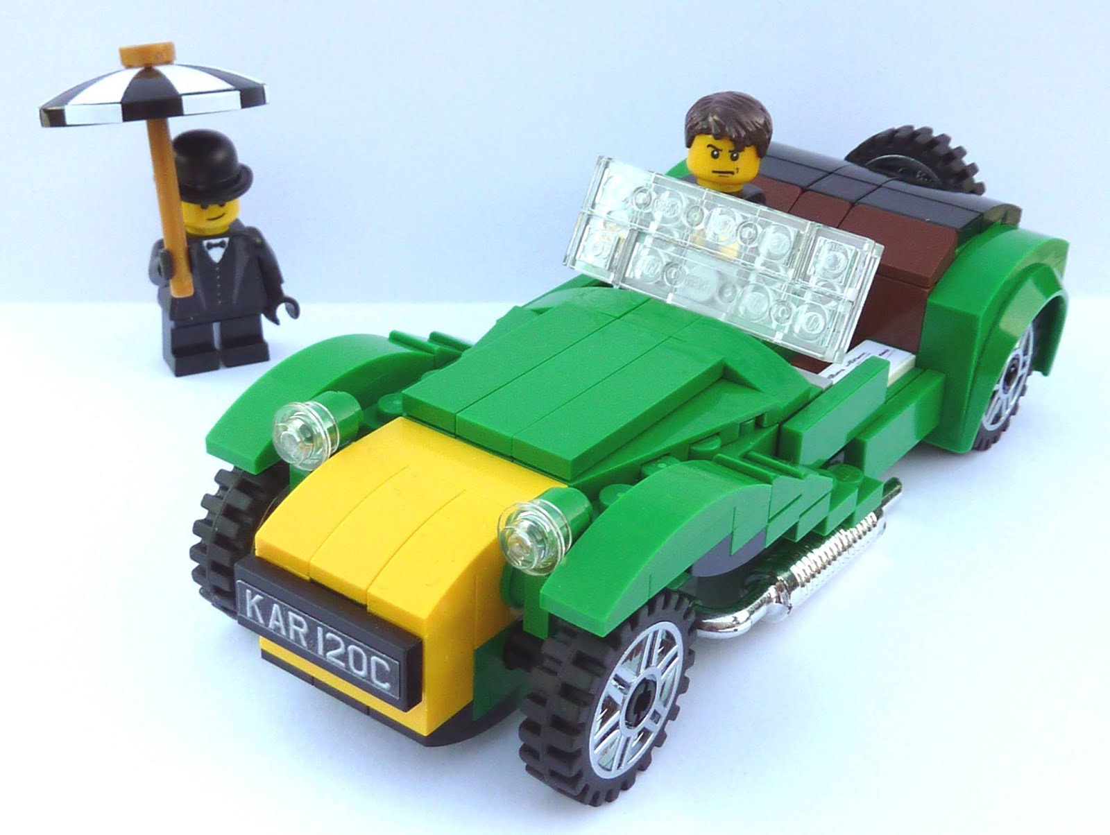 The Prisoner KAR 120C Lotus 7 done with Lego