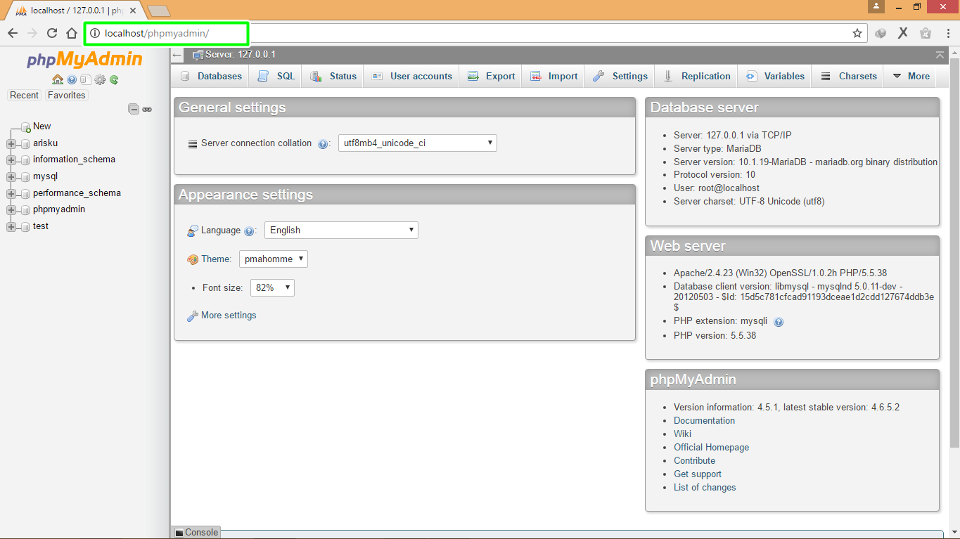 Cara Membuat Database XAMPP ~ TUTORIALKU