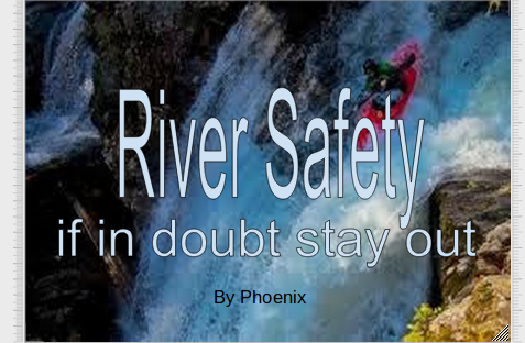 Digital Footsteps: River safety brochure: Phoenix