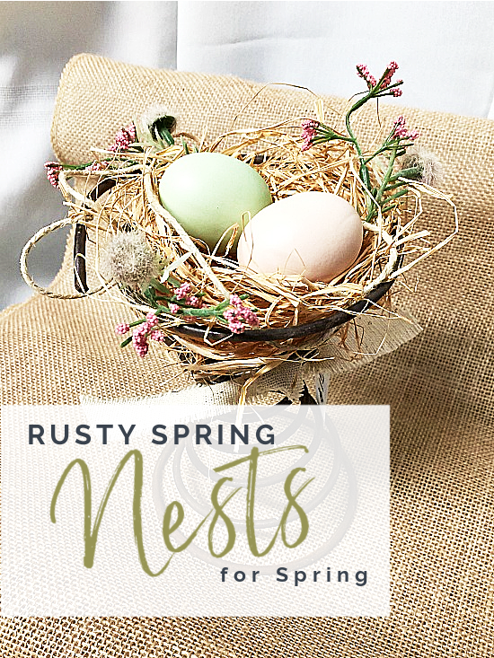 DIY Beautiful Vintage Bed Spring Centerpieces