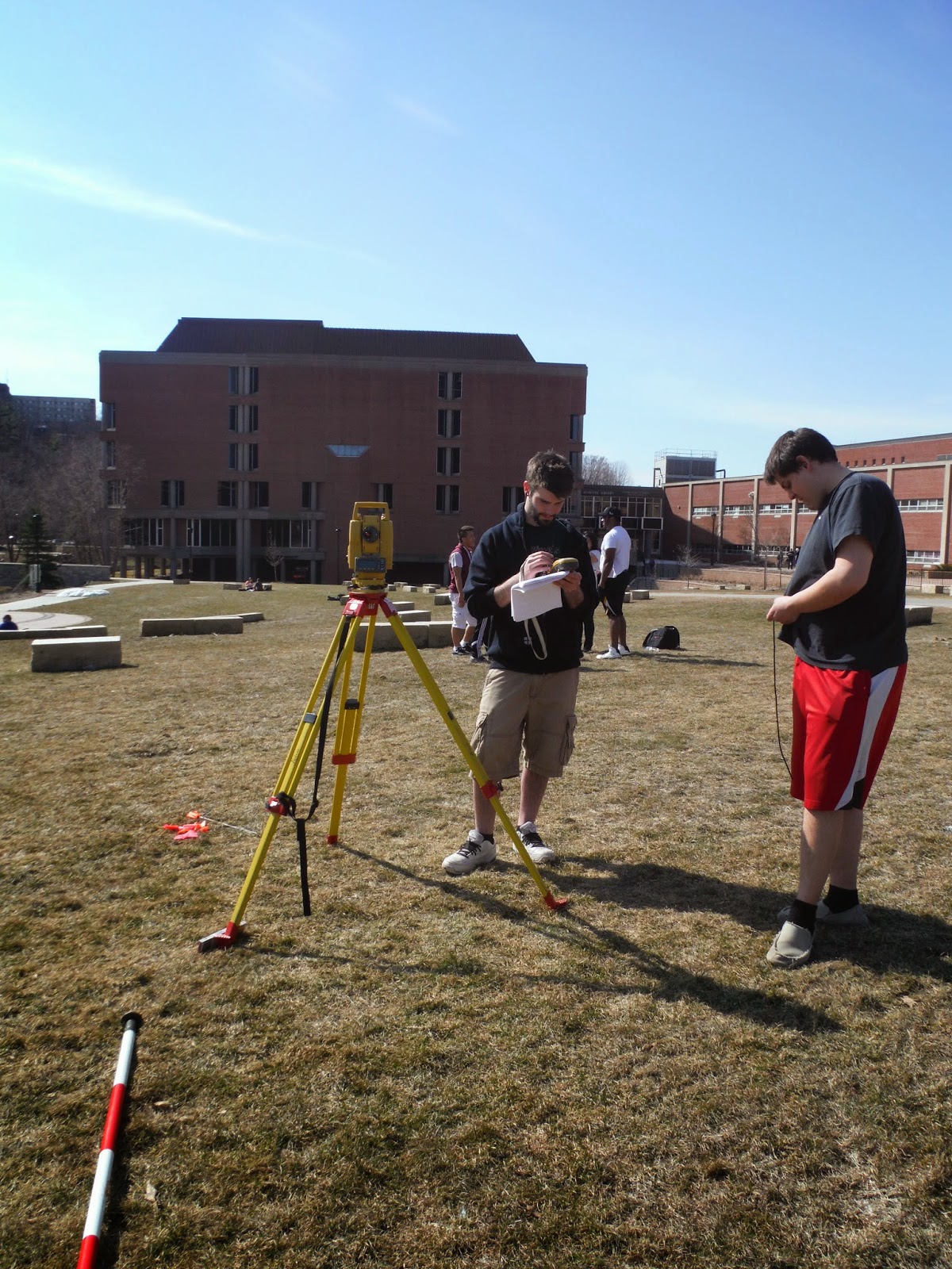 Geospatial Field Methods: Field Activity #8: Surveying the Campus Mall