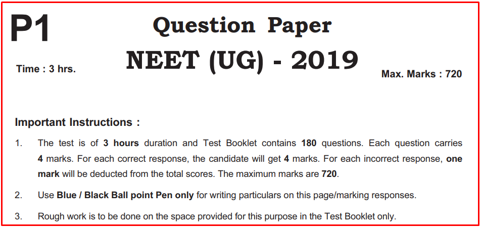 NEET Previous Question Papers Last 5 Years NEET Exam Papers 2020 2019 neet-previous-question-papers-last-5-years-neet-exam-papers-2020-2019