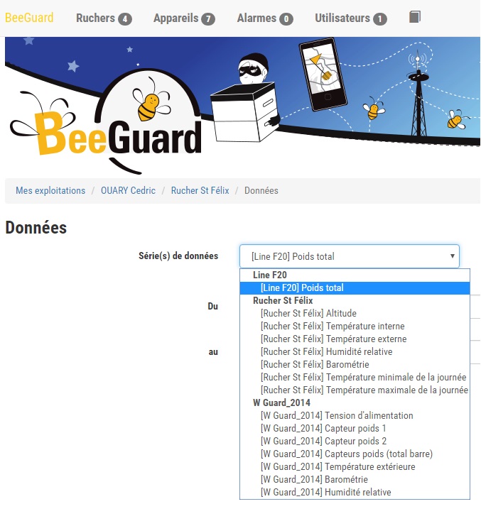 Abeille Noire 44: Vol de ruches et système de protection Beeguard.