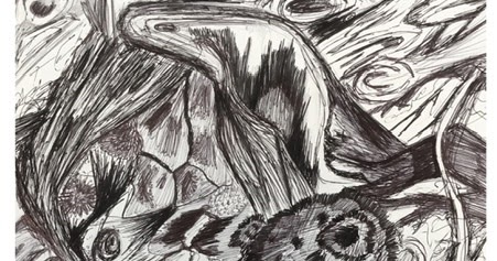 fineartasfc: Lovely biomorphic drawing by Jessica