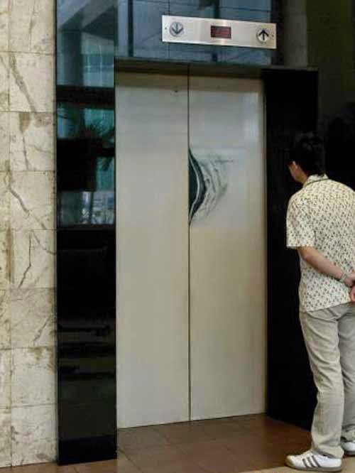 Creepy Elevator Illusions