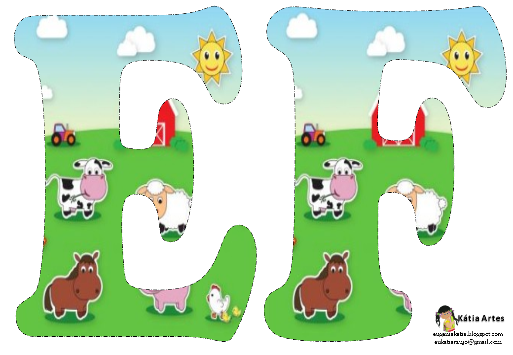 Alfabeto de la Granja. - Oh my Alfabetos!