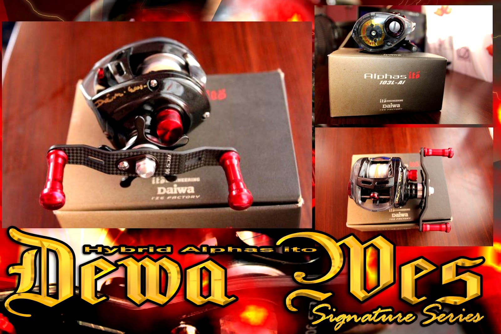 Wizard Design - custom fishing tackle: airbrush reel --- from rm100 - rm150