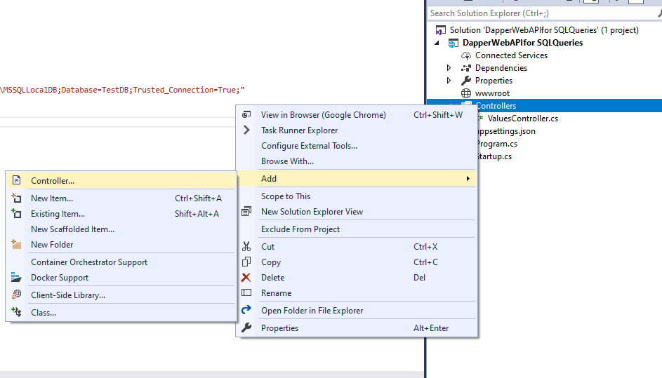 Execute Sql Queries In Web Api Using Dapper In Net Core 2845
