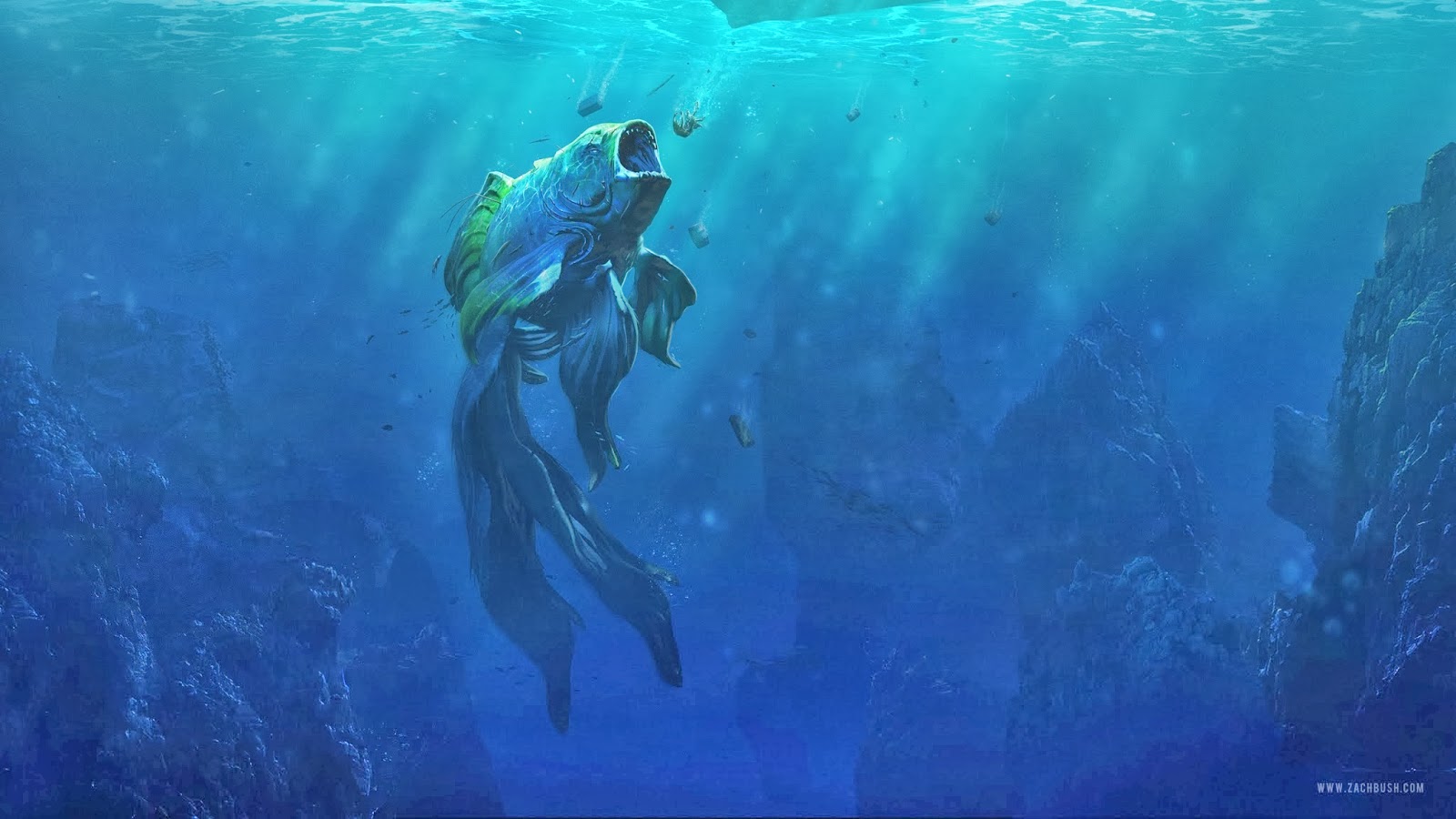 GOLDFISH PIRANHA ~ HD Wallpaper