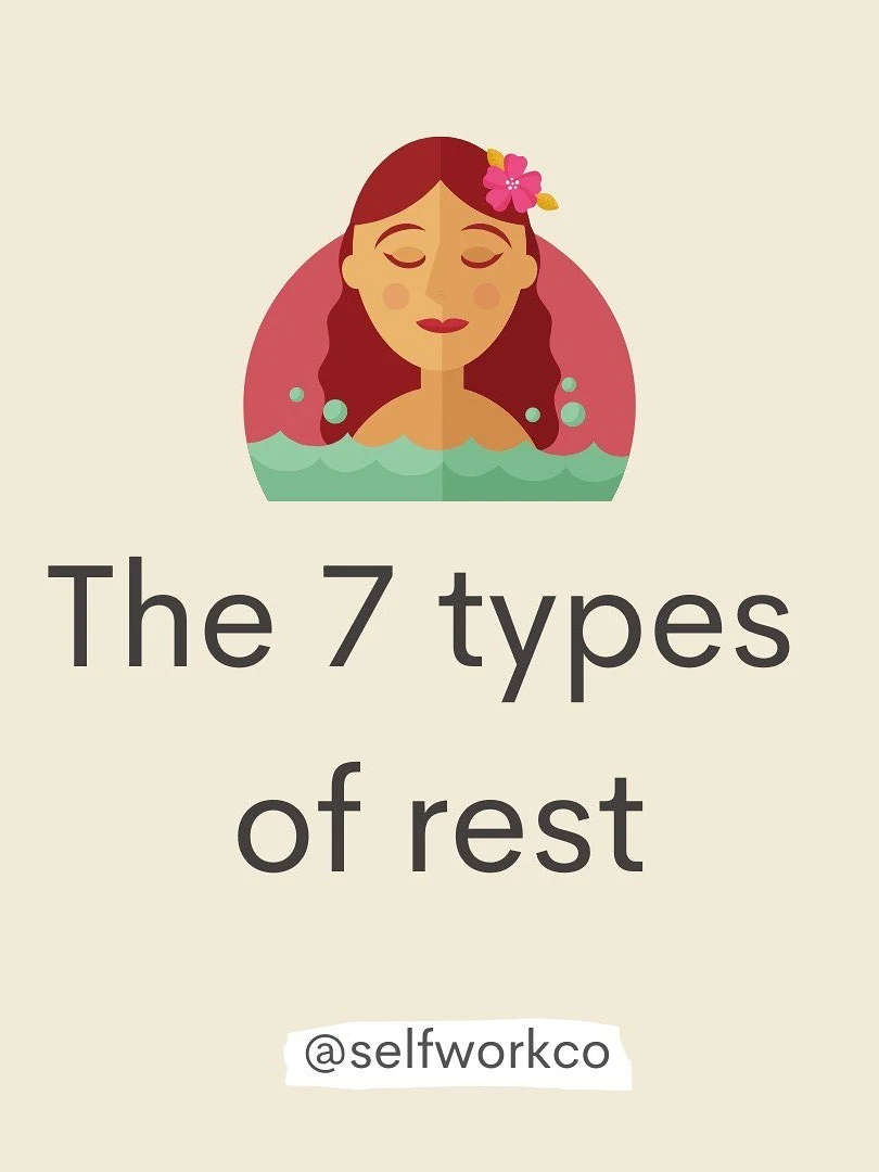 7 types of rest you need and why. | Melody Jacob