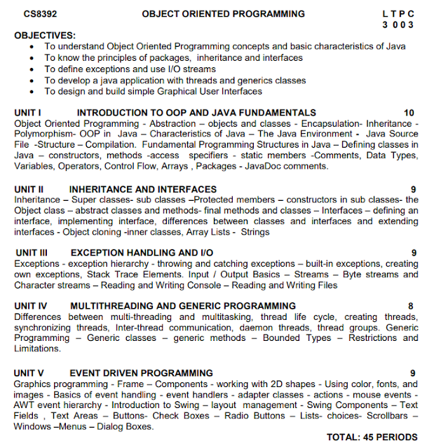 CS8392 Object Oriented Programming (OOP) Multiple Choice Questions (MCQ ... CS8392 Object Oriented Programming (OOP) Multiple Choice Questions (MCQ ...
