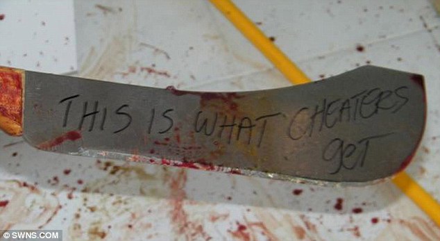 21Board Media: 'This is what cheaters get': What man scrawled on blade ...