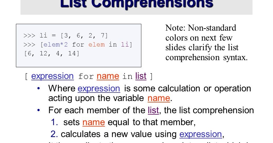 Python List Comprehensions Supercoders Web Development And Design Tutorial For Java Php