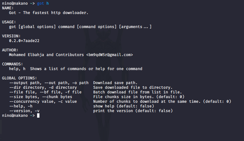 Download File Melalui Terminal Menggunakan Got - LinuxSec