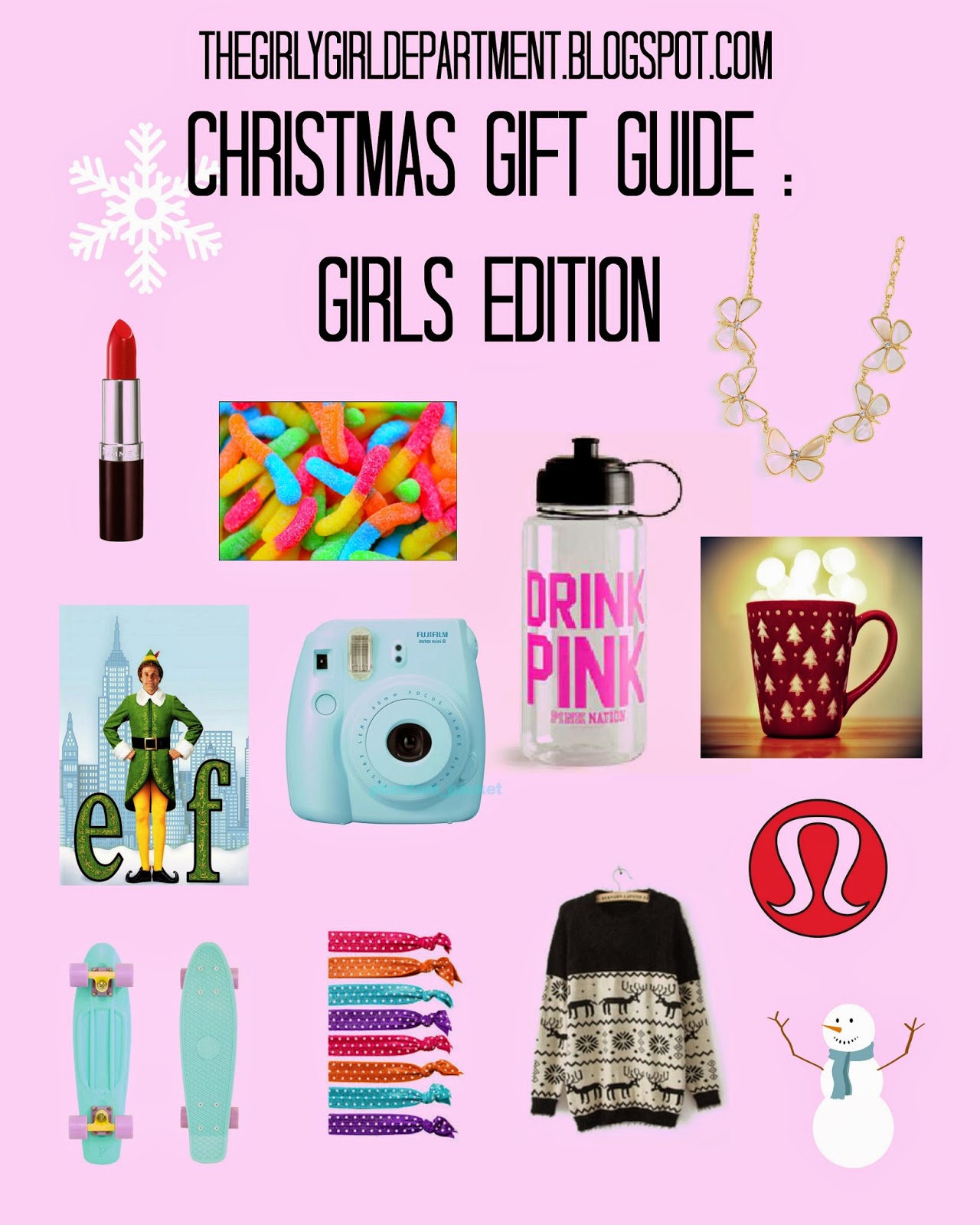 The Girly Girl Department: Christmas Gift Guide: Girls Edition