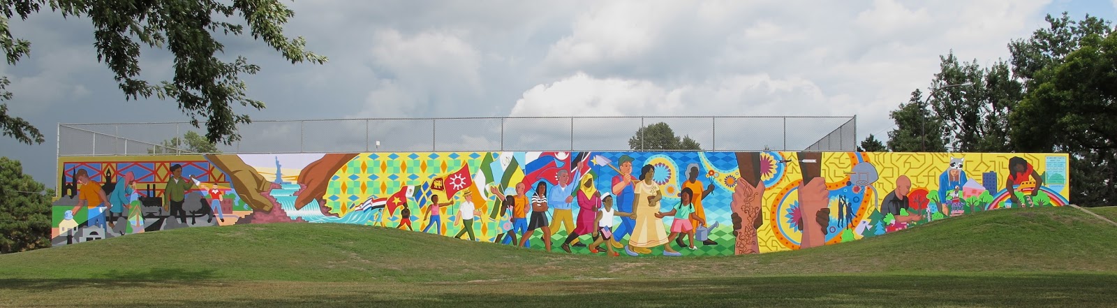 Sioux Falls Mural Project: Sioux Falls completed mural at Meldrum Park