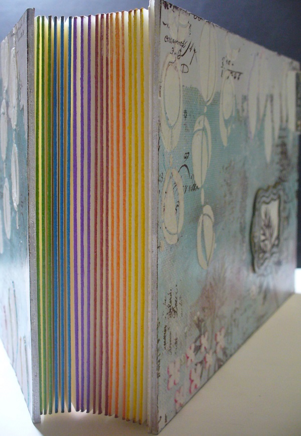 PaperArtsy: 2020 #16 Watercolor Paper Hinged Book with HP {by Ellie Knol}