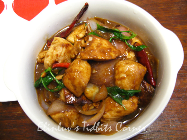Elinluv's Tidbits Corner: Kung Po Chicken With Basil
