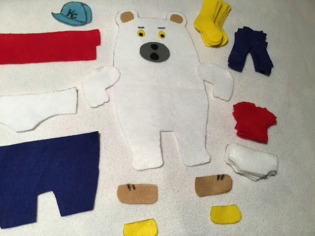 Storytime Adventures with Sarah: Flannel Activity: Polar Bear’s Underwear