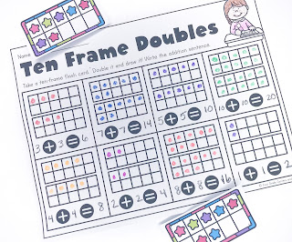 Doubles Facts in Math: Addition Fluency Strategy - First Grade Centers ...