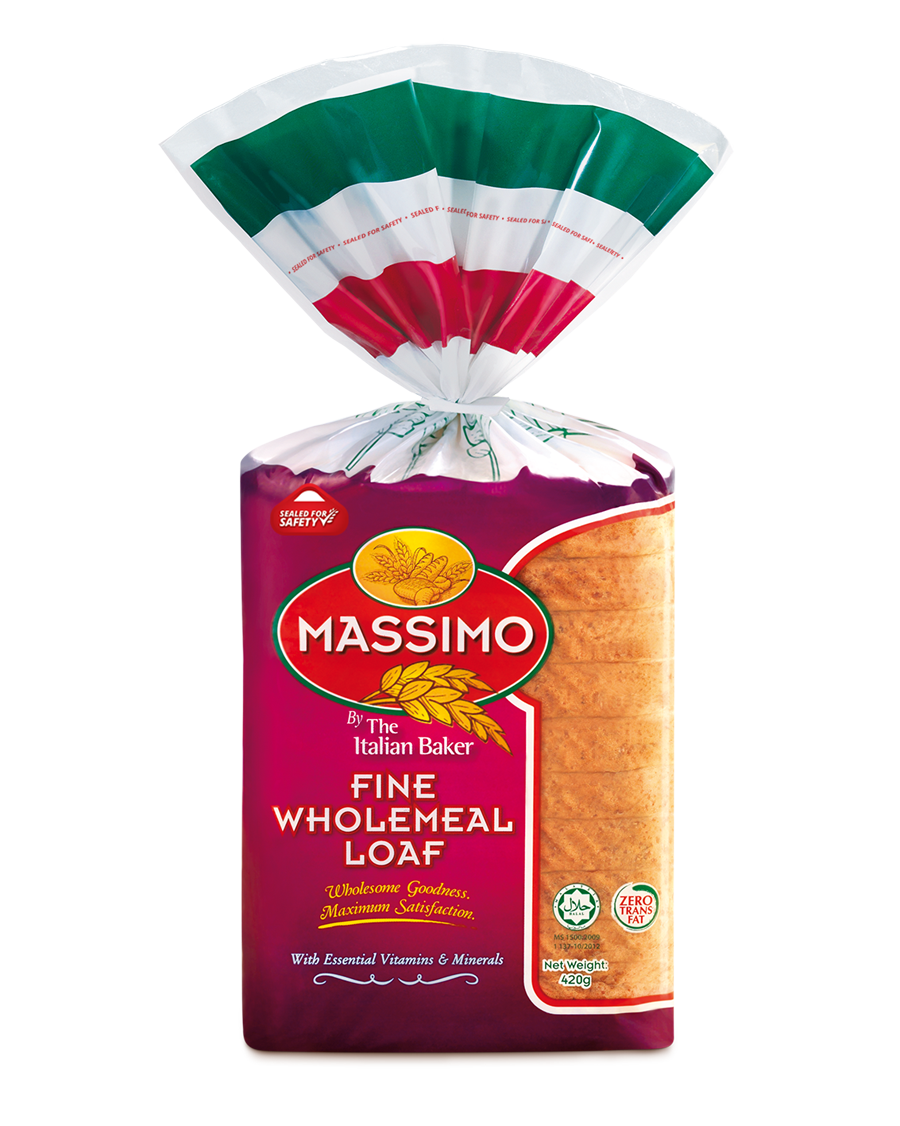 Roti Sandwic Massimo Kini Dengan Pengedap Keselamatan Tamper-Evident