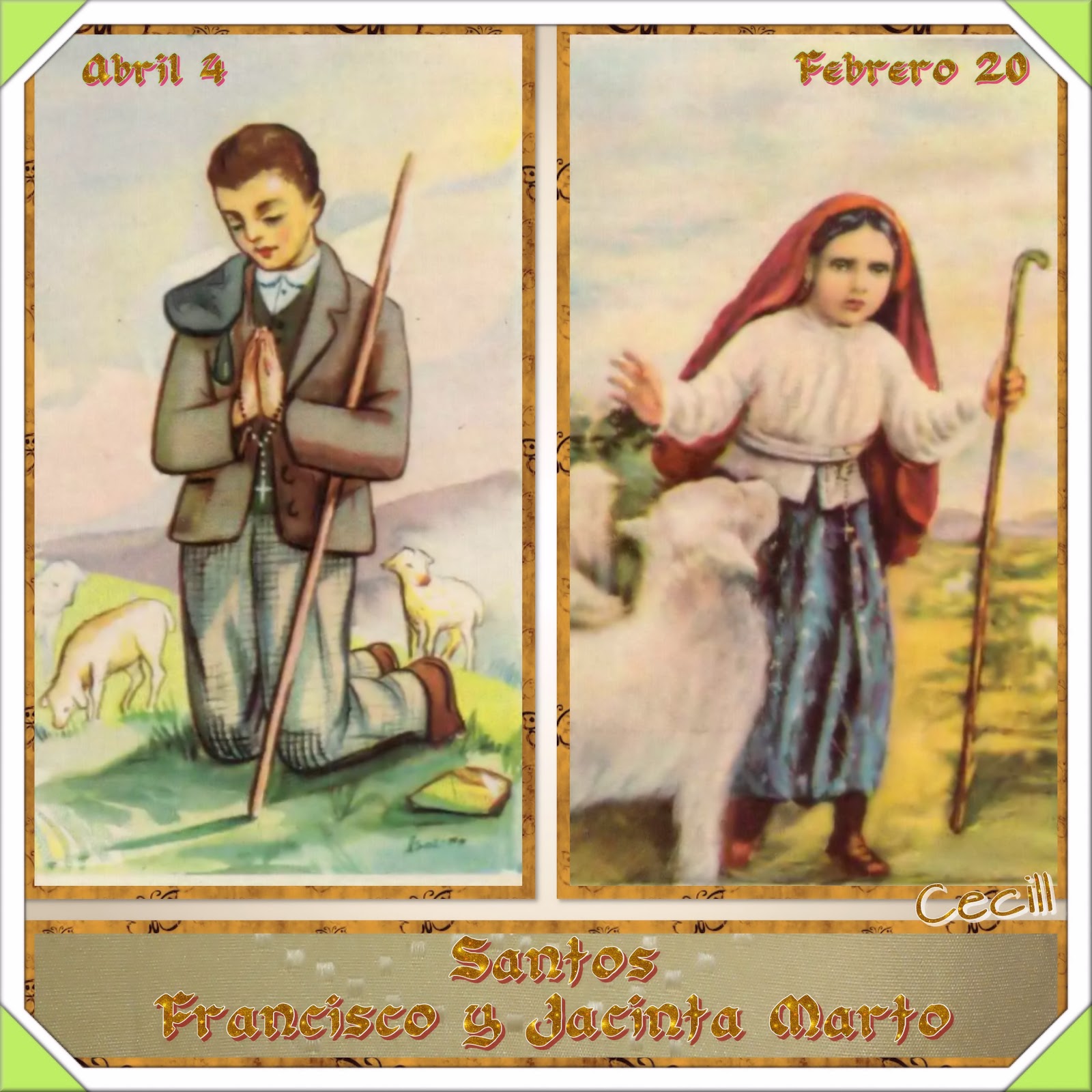 Vidas Santas: Nuestra Señora de Fátima, Santos Francisco y Jacinta Marto