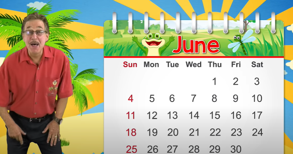 LEARNING AT HOME. APRENDIENDO EN CASA : IT´S THE MONTH OF JUNE SONG