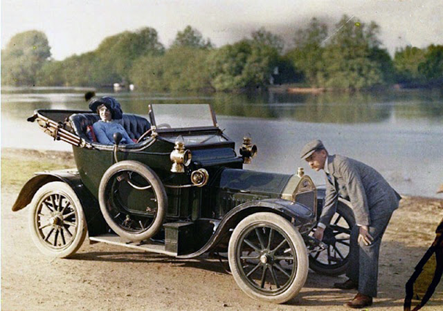Color Photos of Cars 100 Years Ago ~ Vintage Everyday