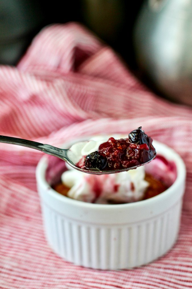 Mixed Berry Cobblers | Karen's Kitchen Stories